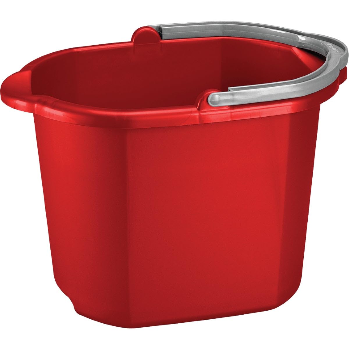 Snapklik.com : 11215806 16 Quart Red Dual Spout Pail