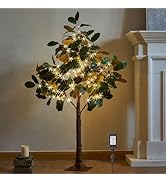Amazon.com: LITBLOOM Lighted Magnolia Tree 6FT 280 LED Fairy Lights ...