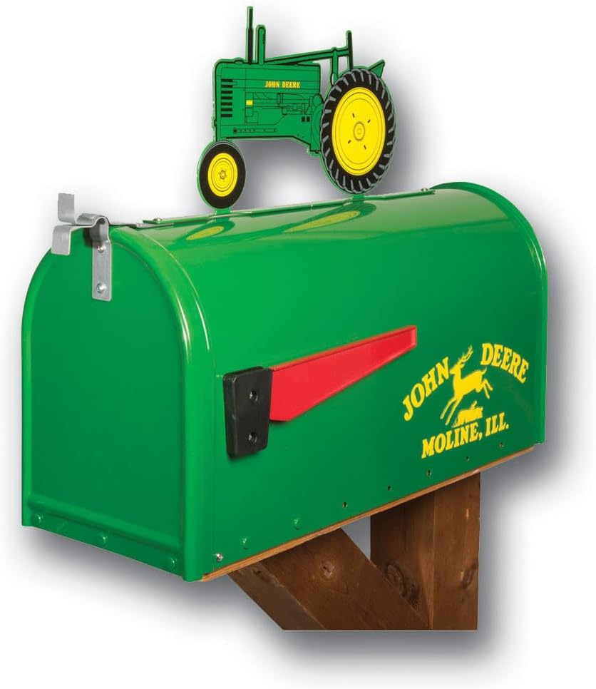 Amazon.com: Case IH Rural Style Mailbox with Topper Tractor Red : Tools ...