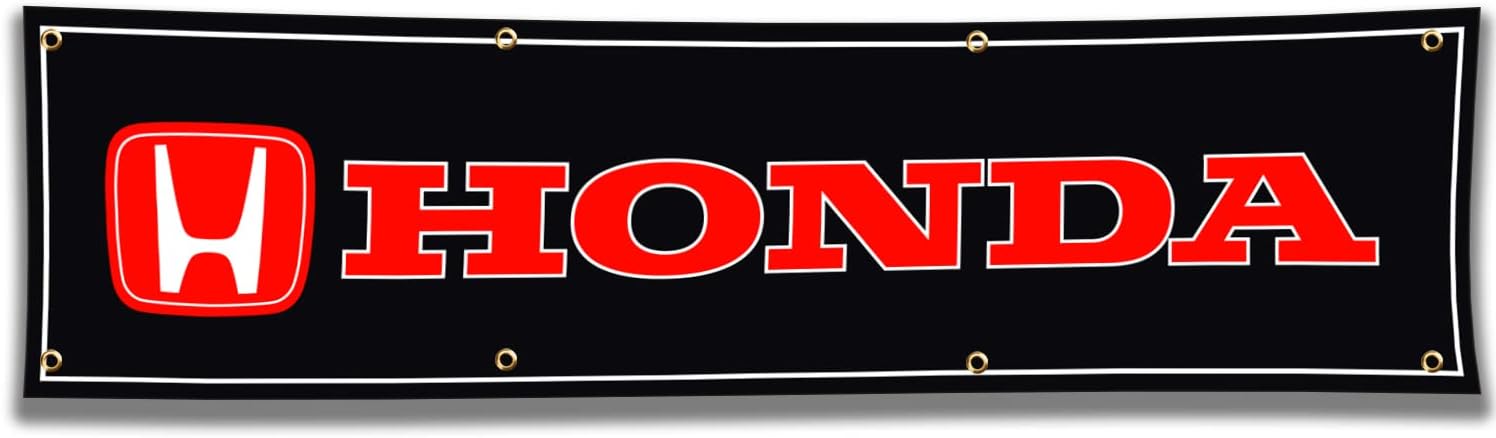 Amazon.com : HRC Honda Racing Flag, 3x5Feet Fans Banner with 2 Brass ...