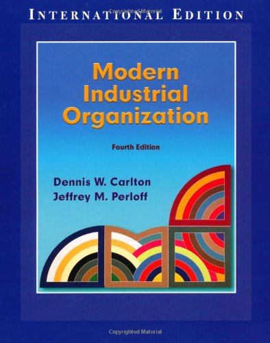 Buy Modern Industrial Organization: International Edition Book Online ...