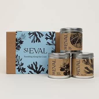 St Eval Candles | Beautifully Scented Candle Gift Sets | Scented Tinned Candle Gift Box with 3 ...