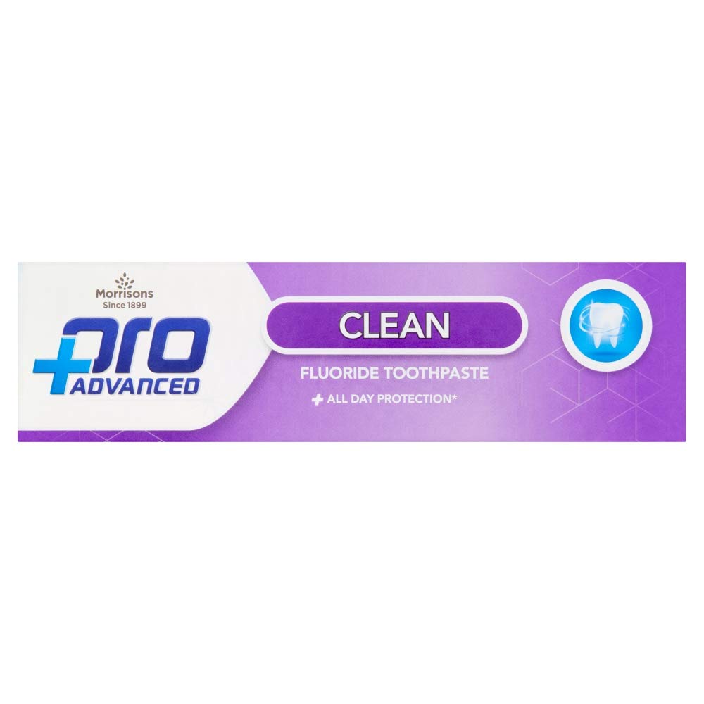 Morrisons Pro Clean Total Care Toothpaste 75 ml x 12 : Amazon.co.uk ...