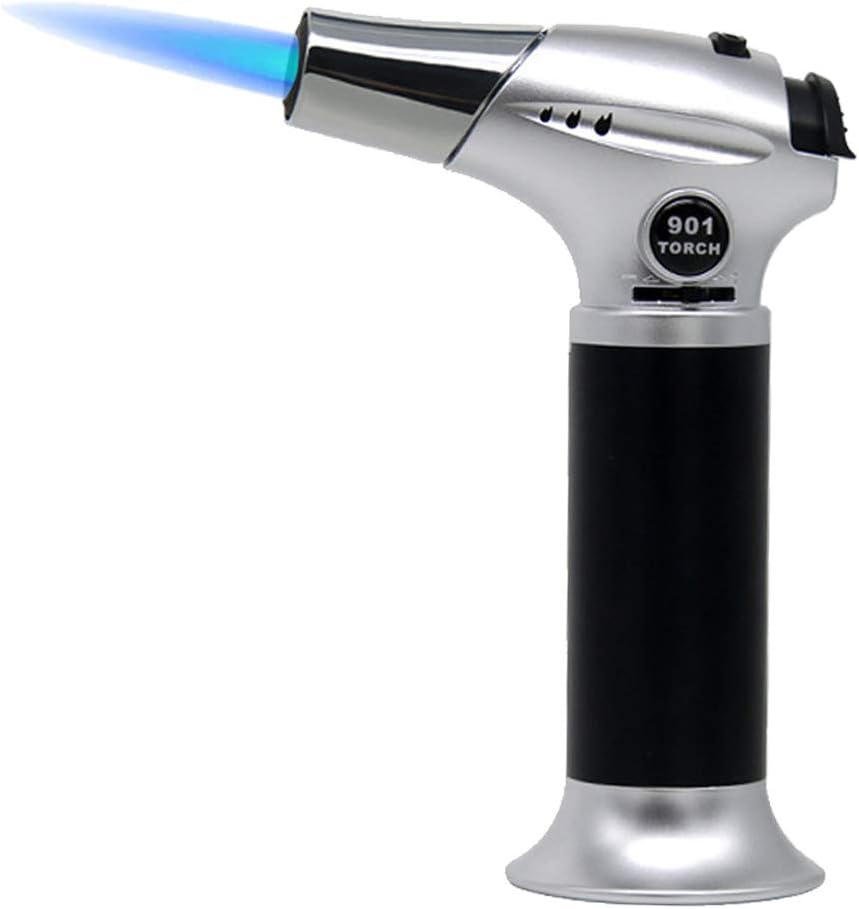 Amazon.com: Lingtoolator Kitchen Blow Torch Lighter Refillable Culinary ...