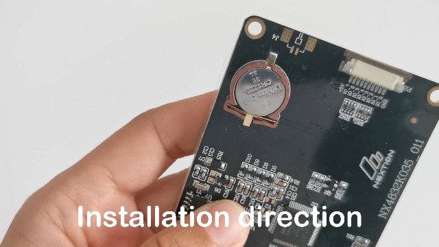 Watch How to Install Battery for Nextion Enhanced 3.5 inch Display on ...