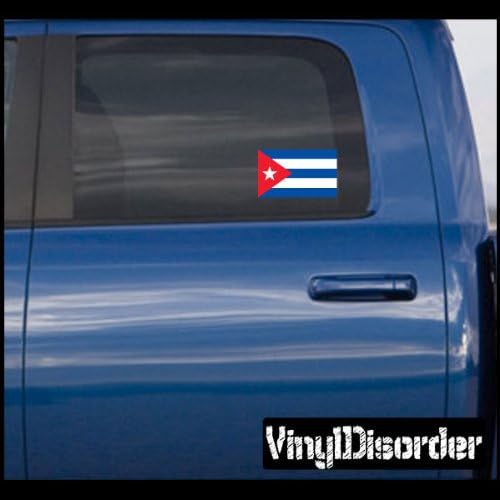 Amazon.com: Cuba Flag Sticker Car Or Wall Vinyl Decal : Tools & Home ...
