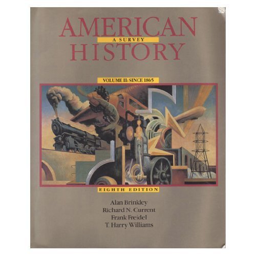 Amazon.com: American History: A Survey, Vol. 2: 9780070150287: Alan ...