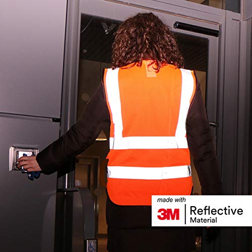 Snapklik.com : Salzmann 3M Multi-Pocket Safety Vest - Reflective High ...
