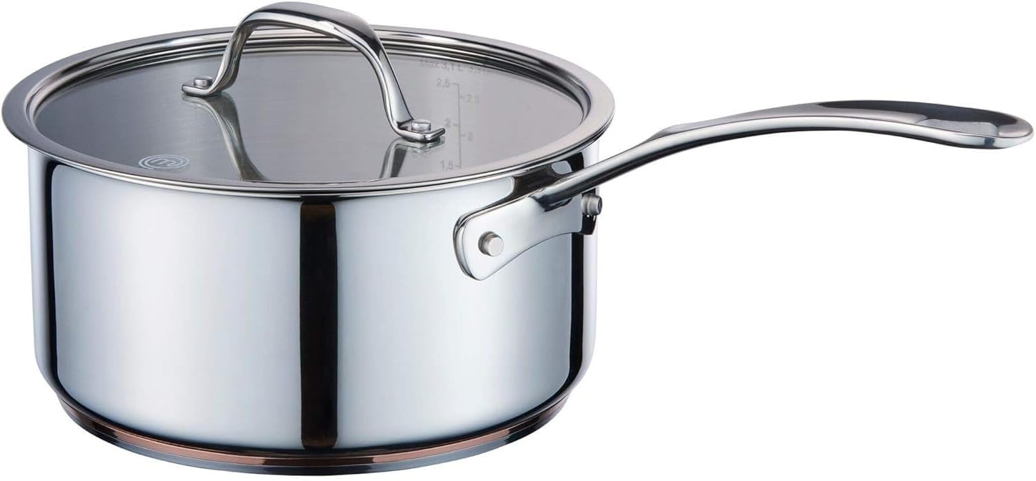 Amazon.com: MasterChef Saucepan, 5 Ply Base with Copper: Home & Kitchen