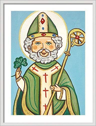 Amazon.com: Saint Patrick print St Patrick print St Patrick painting ...