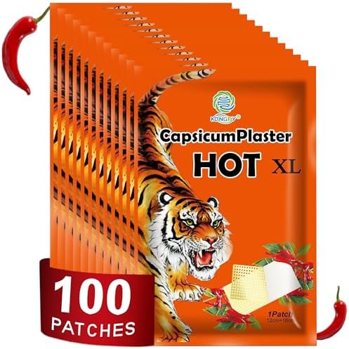 Amazon.com: KONGDY 100PCS Capsaicin Patches, Extra Strength Tiger Hot ...