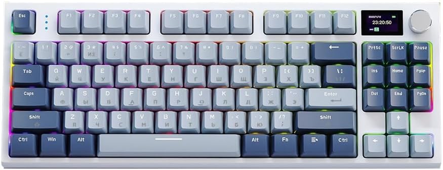 moctuntyrp K86 -Mode RGB Hot-Swappable Russian Mechanical Keyboard ...