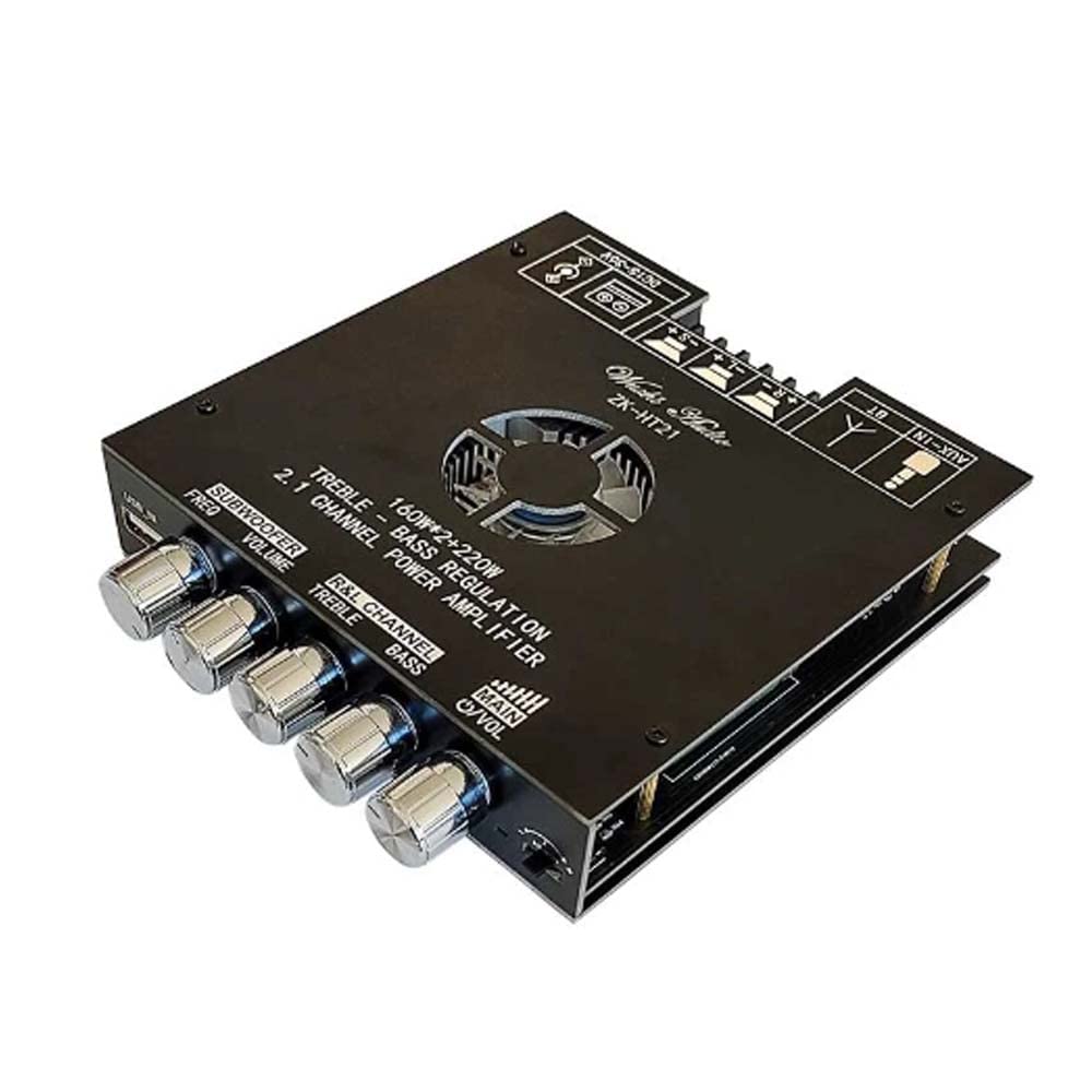 Amazon.com: ZK-HT21 2.1 channel TDA7498E power amplifier module subwoofer 160Wx2+220W : Electronics