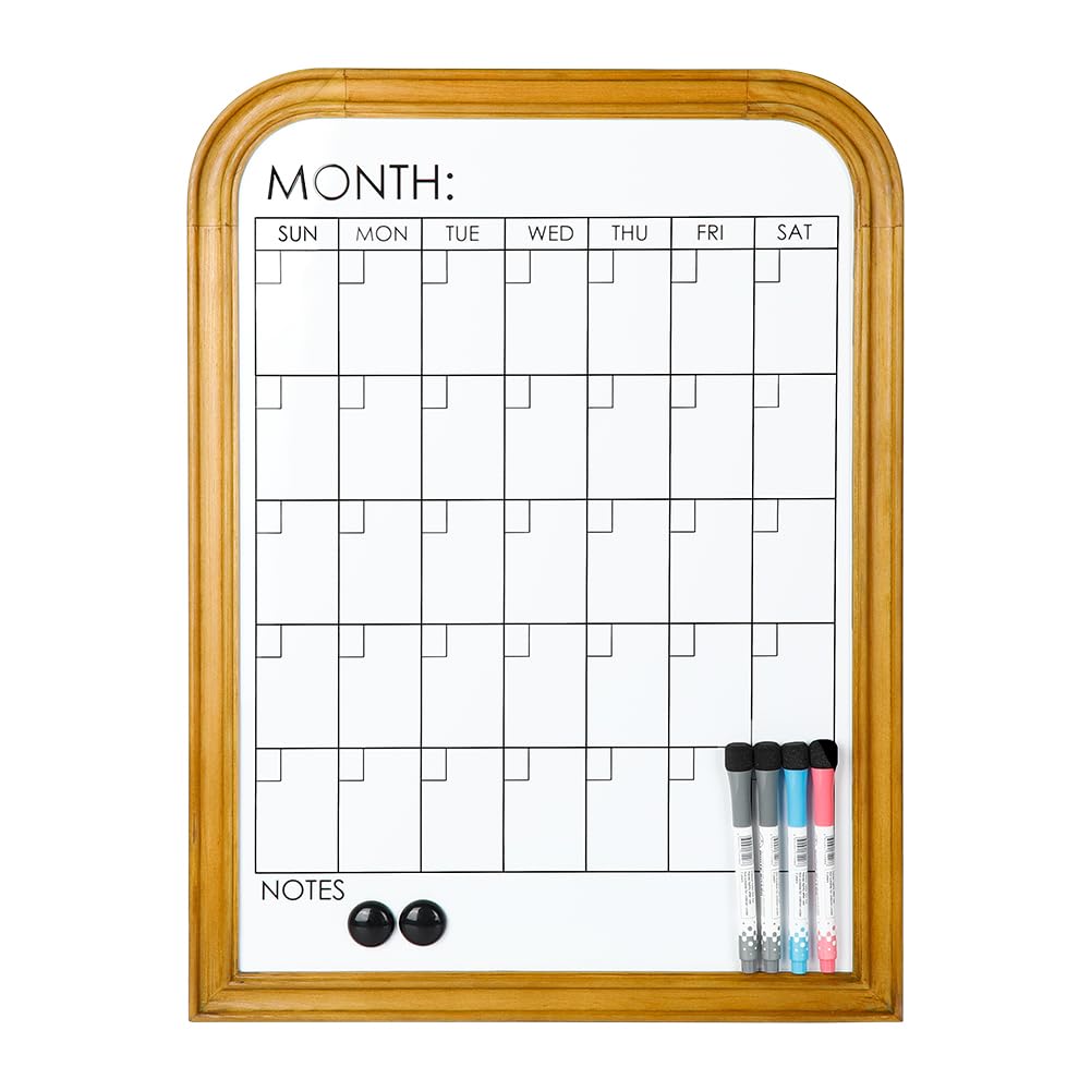 Amazon.com: Dry Erase Calendar Whiteboard for Wall: Monthly Magnetic ...