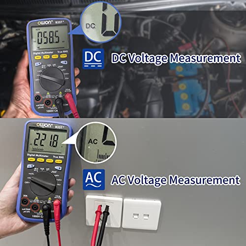 OWON B35T+ Digital Multimeter, 6000 Counts Datalogger Multi meter ...