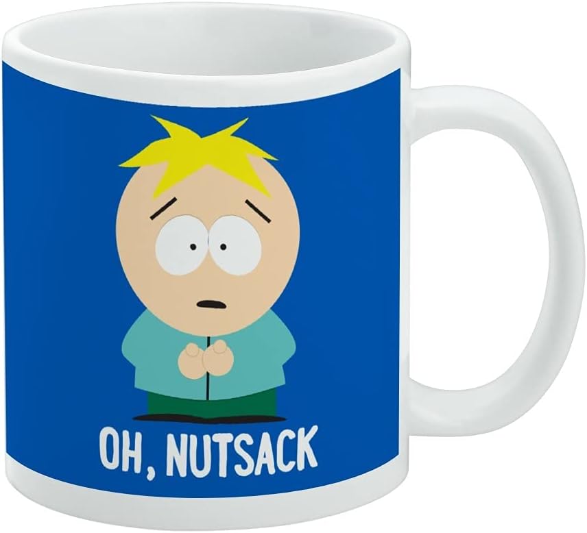 Amazon.com | South Park Butters Oh Nutsack Ceramic Coffee Mug, Novelty ...