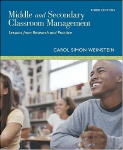 Amazon.com: Middle and Secondary Classroom Management: Lessons from ...