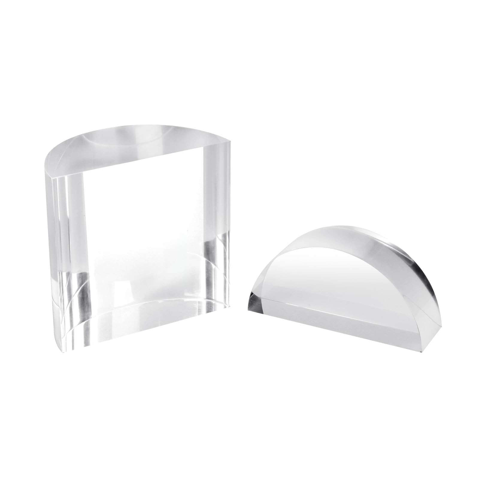 Amazon.com: Kcgani Clear Half Round Acrylic Display Risers Stands ...