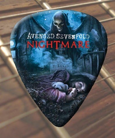Avenged Sevenfold Nightmare Guitar Picks x 5 Medium : Amazon.co.uk ...