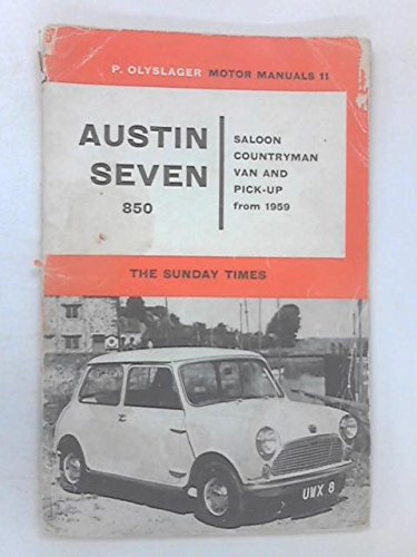 Handbook of the Austin Seven 'Austin 850: Olyslager, Piet: Amazon.com ...
