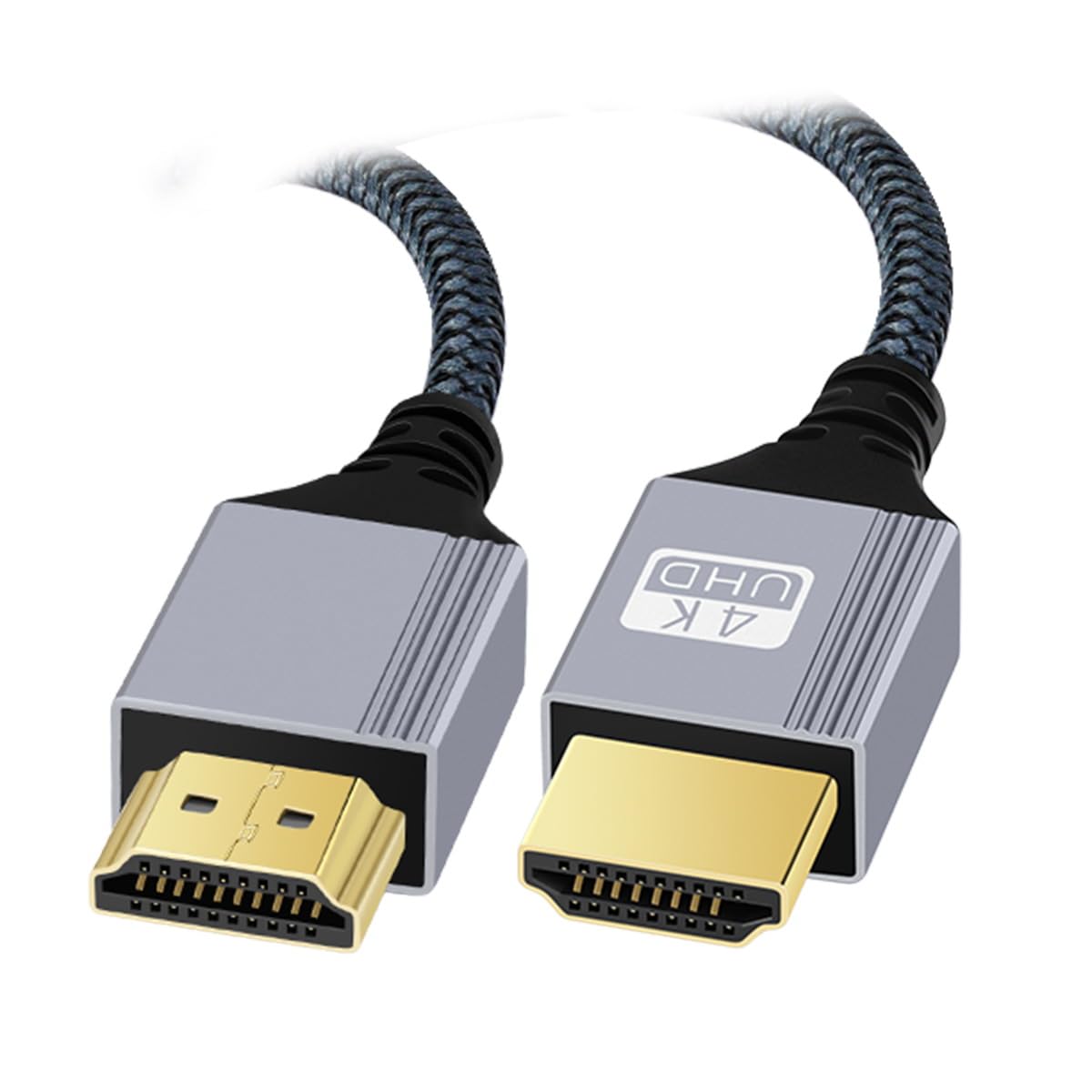 cablecc 4K 60hz HDMI 2.0 Male to HDMI Type-A Male Cable with Sleeve ...