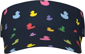 Cute Cartoon Ducks Hats Women Men Adjustable Sports Sun Visors Hats ...