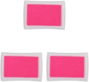 Amazon.co.jp: Set of 3 paper cloth, wood pink ink pad for Korean ...