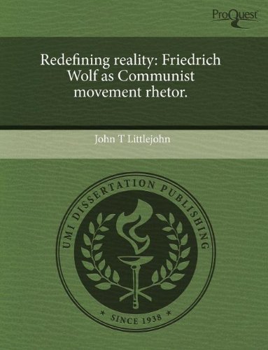 Amazon | Redefining Reality: Friedrich Wolf as Communist Movement ...