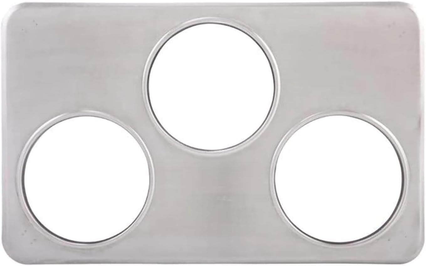 Amazon.com | Winco Adaptor Plate with Three 6-3/8-Inch Holes, Medium ...