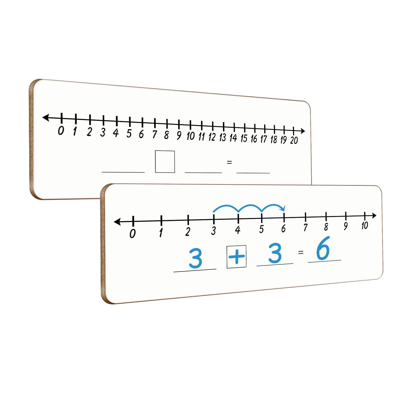 Amazon.com : Dry Erase Number Line Whiteboard 4”x12”Double Sided White ...