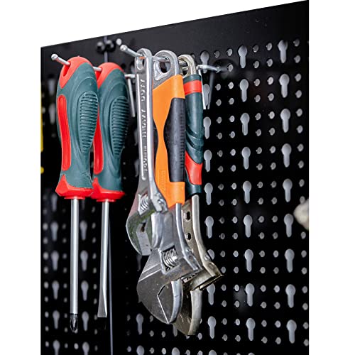 Snapklik.com : Ultrawall Pegboard Wall Organizer 4 Ft Metal Pegboard ...