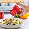 Amazon.com: Red Salt and Pepper Shakers Set, Bivvclaz 5 oz Salt and ...