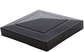 Extreme weather resistant Plastic Post cap, 4 x 4 inches, black color ...