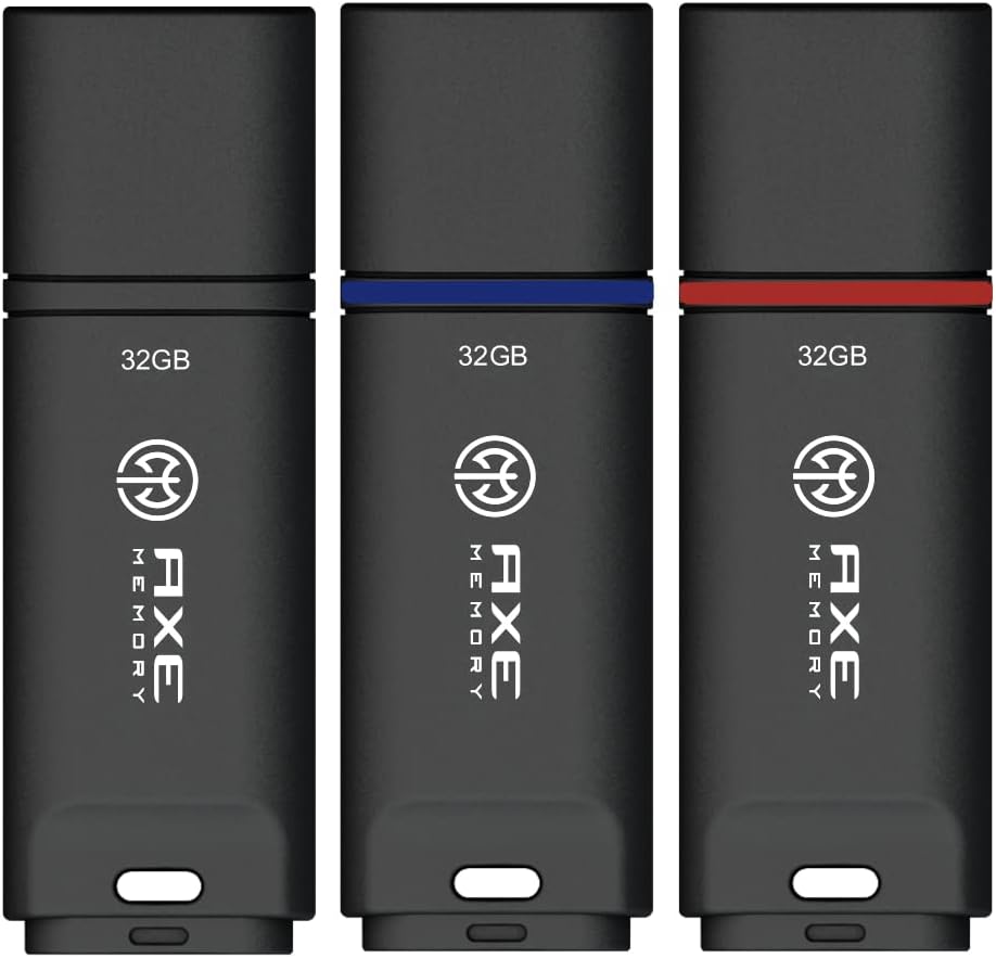 Amazon | AXE USBメモリ 3個セット 32GB USB 2.0 マットブラック【アクスメモリ Amazon.co.jp限定】 | AXE MEMORY | 外付SSD 通販