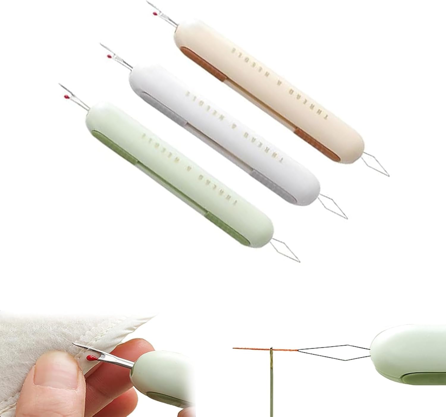 Amazon.com: Generic 2 in 1 Needle Threader Seam Ripper, Threading and ...