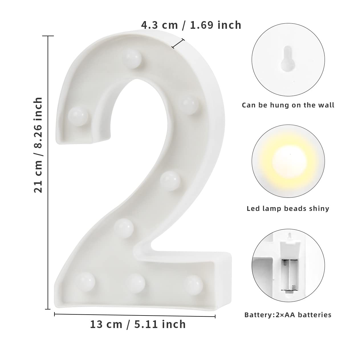 Snapklik.com : Light Up Letters, Laerjin LED Marquee Letter Lights