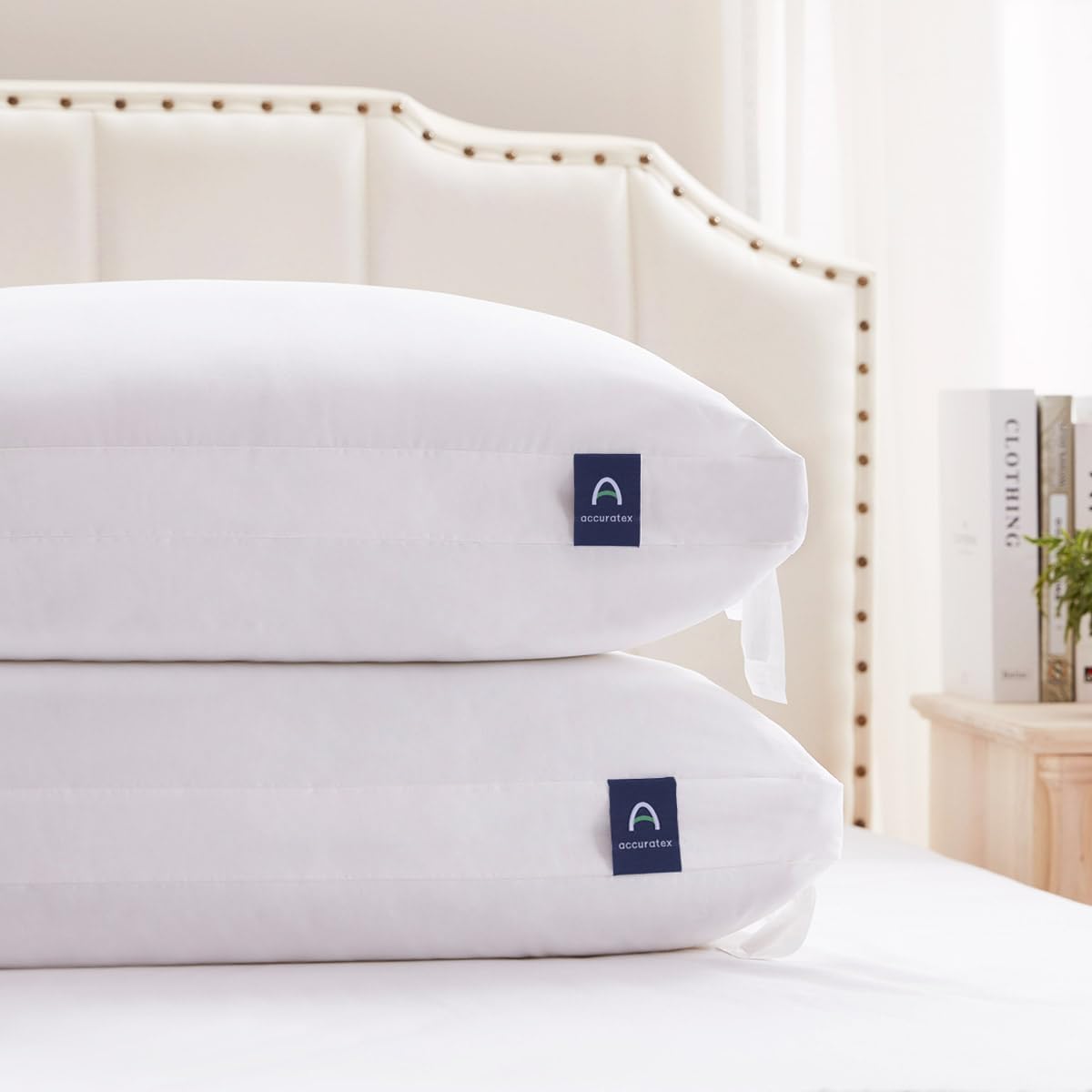 Amazon.com: Royal Therapy 4-Pack Queen Memory Foam Pillow, Adjustable ...