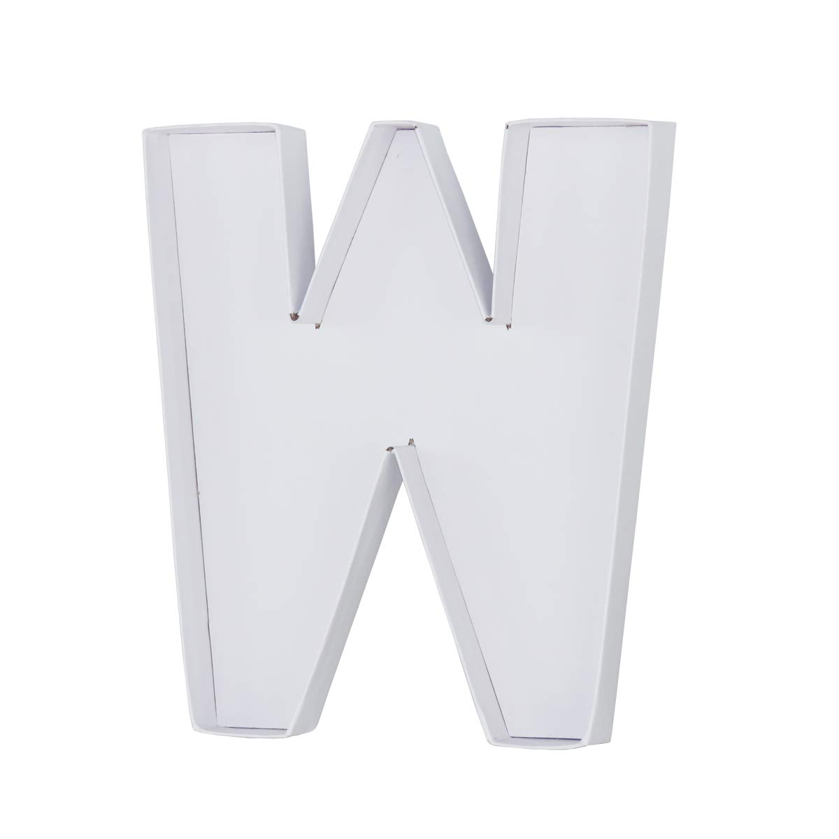Snapklik.com : 8 Small Fillable Cardboard Letter Shaped Paper Mache Cutouts