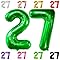 Amazon.com: KatchOn Huge Hot Pink 27 Balloon Numbers - 40 Inch | 27th ...
