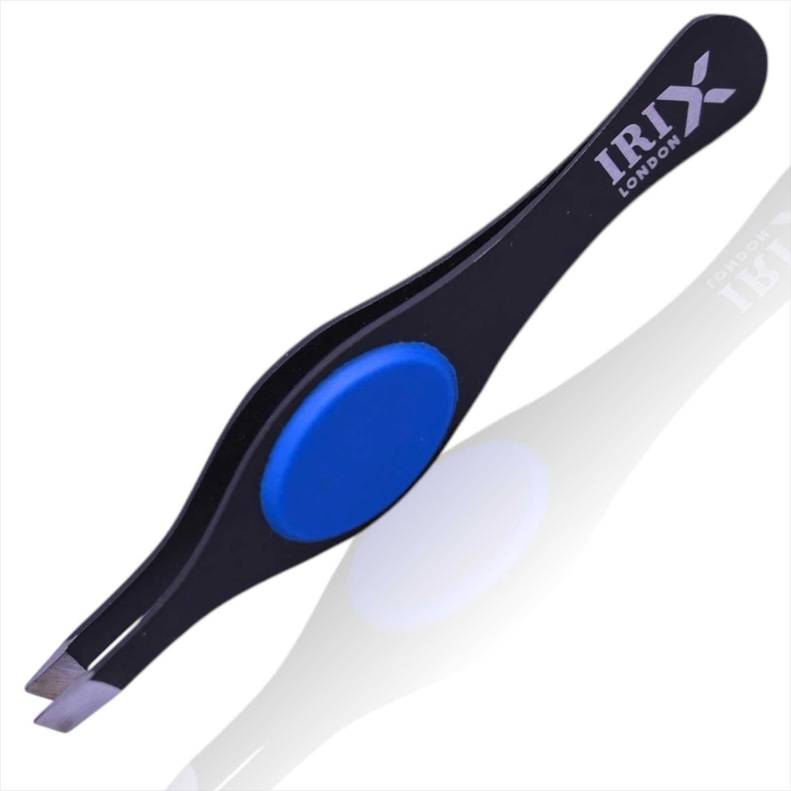 Irix London Soft Grip Slanted Tweezers – Precision Eyebrow & Facial ...