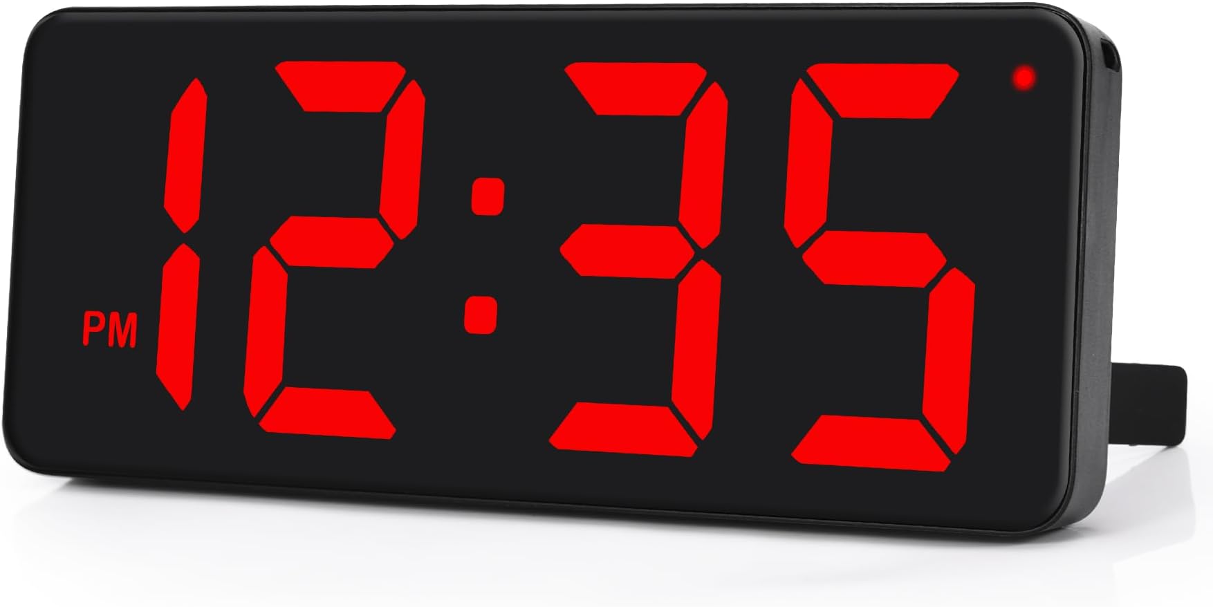 Large Digital LED Clock – Giant 8 Numeral Red LED Wall Clock with ...
