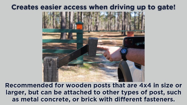 Ghost Controls AXGN Universal Pedestal Mount or Gooseneck for Keypads ...