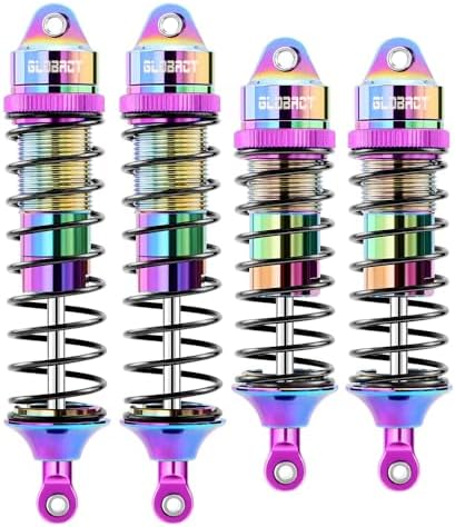 Amazon.com: GLOBACT RC Oil Shocks Absorber Colorful RC Shock Absorber ...