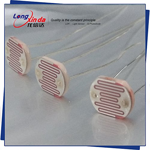 Photoresistor (CdS Photoconductive cells) LXD11516 Dark Resistance:0 ...
