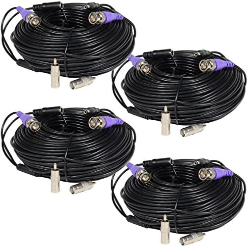 Amazon.com : Amcrest 4-Pack 150 Feet Pre-Made All-in-One Siamese BNC ...