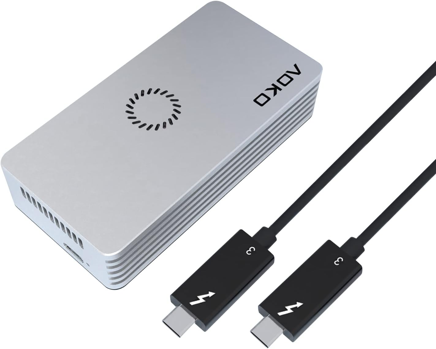 Amazon.com: AOKO 40Gbps NVMe Enclosure with Cooling Fan, Aluminum ...