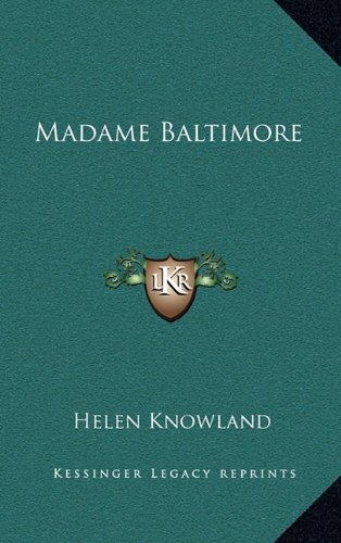Buy Madame Baltimore Book Online at Low Prices in India | Madame ...