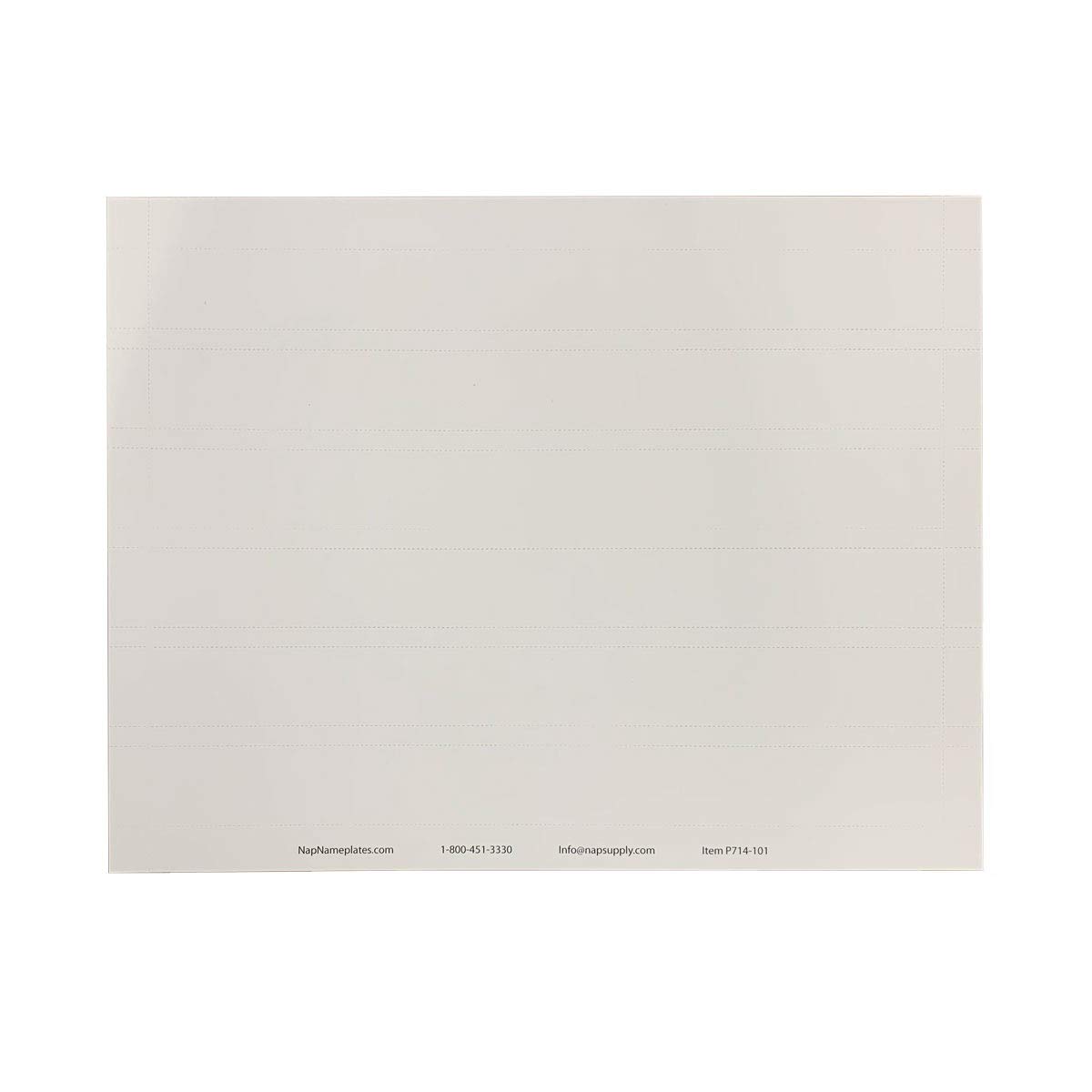 Snapklik.com : Perforated Paper Nameplate Inserts, Pack Of 20