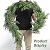 Amazon.com: Artgar 6 Ft Christmas Cedar Garland - Realistic Greenery Cypress Garlands - Real ...