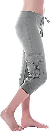 Amazon.com: Lenago Capri Yoga Pants for Women with Pockets 2024 Trendy ...